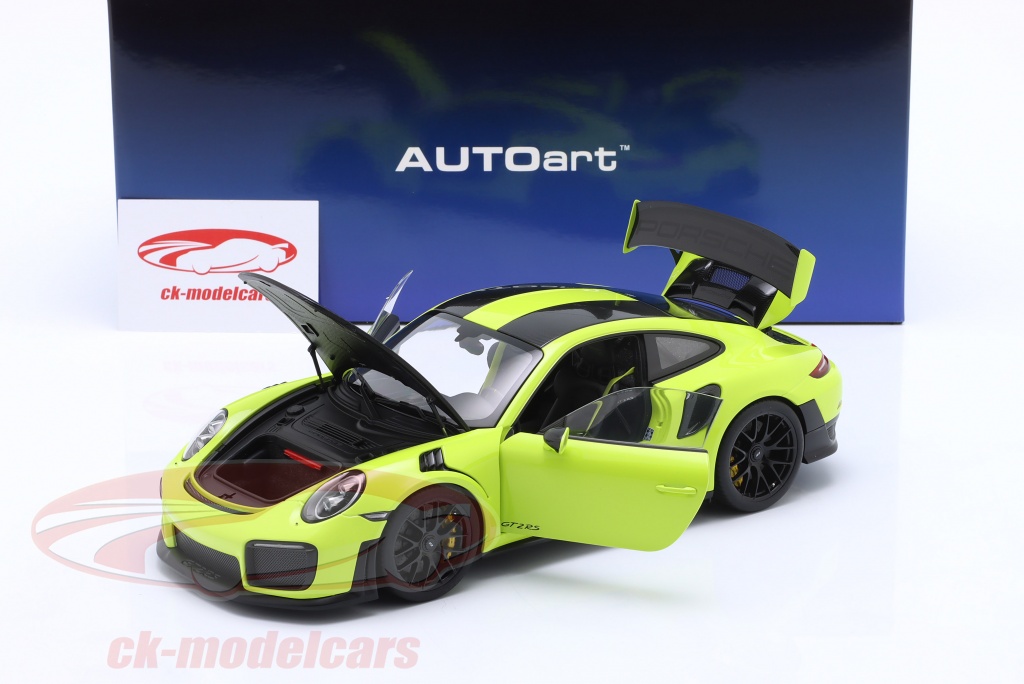AUTOart 1:18 Porsche 911 (991 II) GT2 RS Weissach package 2017 acid ...