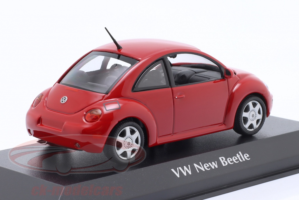 Minichamps 1:43 Volkswagen VW New Beetle (Type 9C) year 1998 red ...