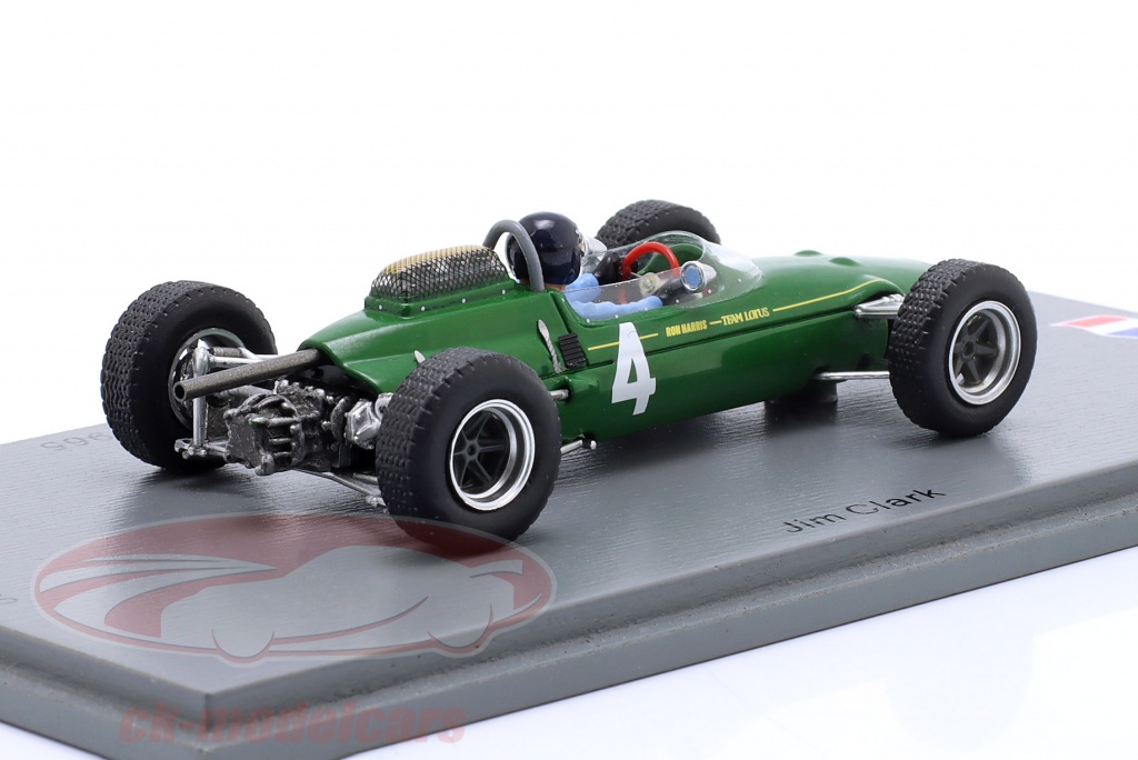 Spark 1:43 Jim Clark Lotus 35 #4 gagnant GP Pau formule 2 1965 SF287 ...