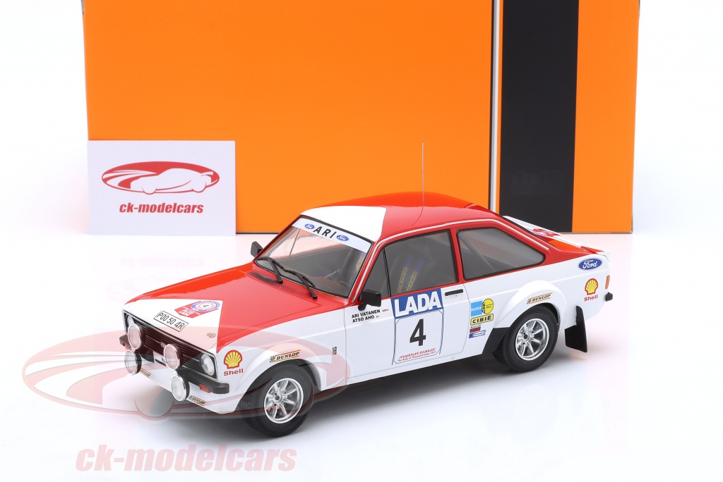Ixo 1:18 Ford Escort MK II RS 1800 #4 Rallye 1000 Lakes 1977 Vatanen ...