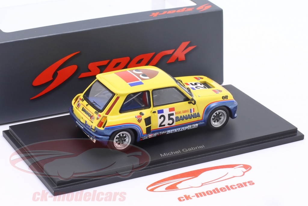 Spark Renault 5 Turbo #25 Europa Cup 1982 M. Gabriel 1:43 S6024 模型 汽车 ...