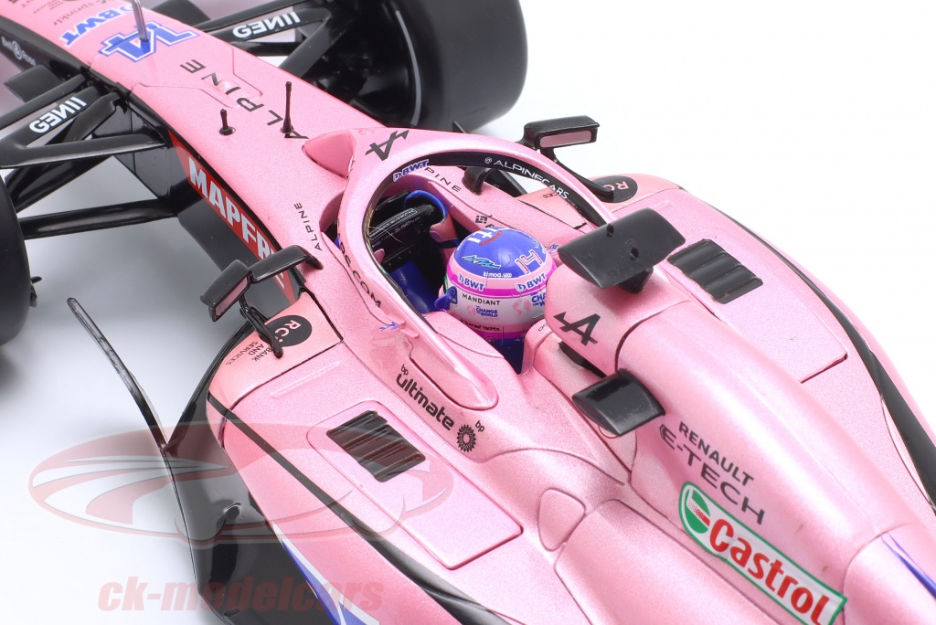 Solido 1:18 Fernando Alonso Alpine A522 #14 Baréin GP fórmula 1 2022 ...
