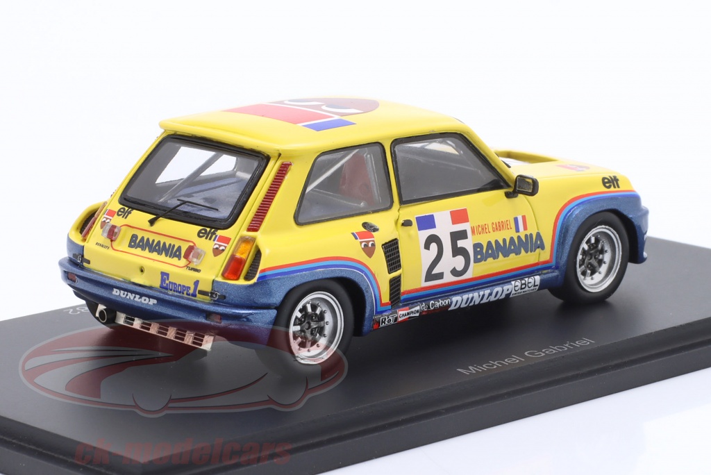 Spark Renault 5 Turbo #25 Europa Cup 1982 M. Gabriel 1:43 S6024 模型 汽车 ...