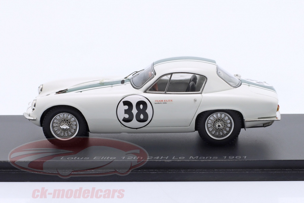 Spark 1:43 Lotus Elite #38 勝者 GT 1.3 24h LeMans 1961 Allen, Taylor ...