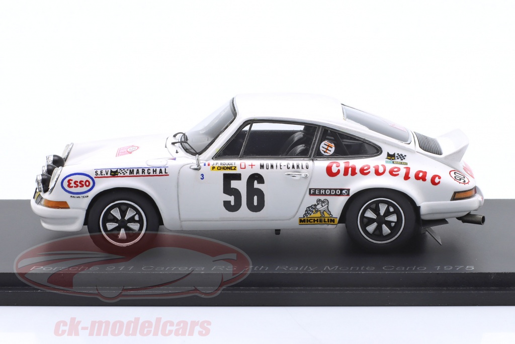 Spark 1:43 Porsche 911 Carrera RSR 2.8 #56 7th Rallye Monte Carlo 1975 ...