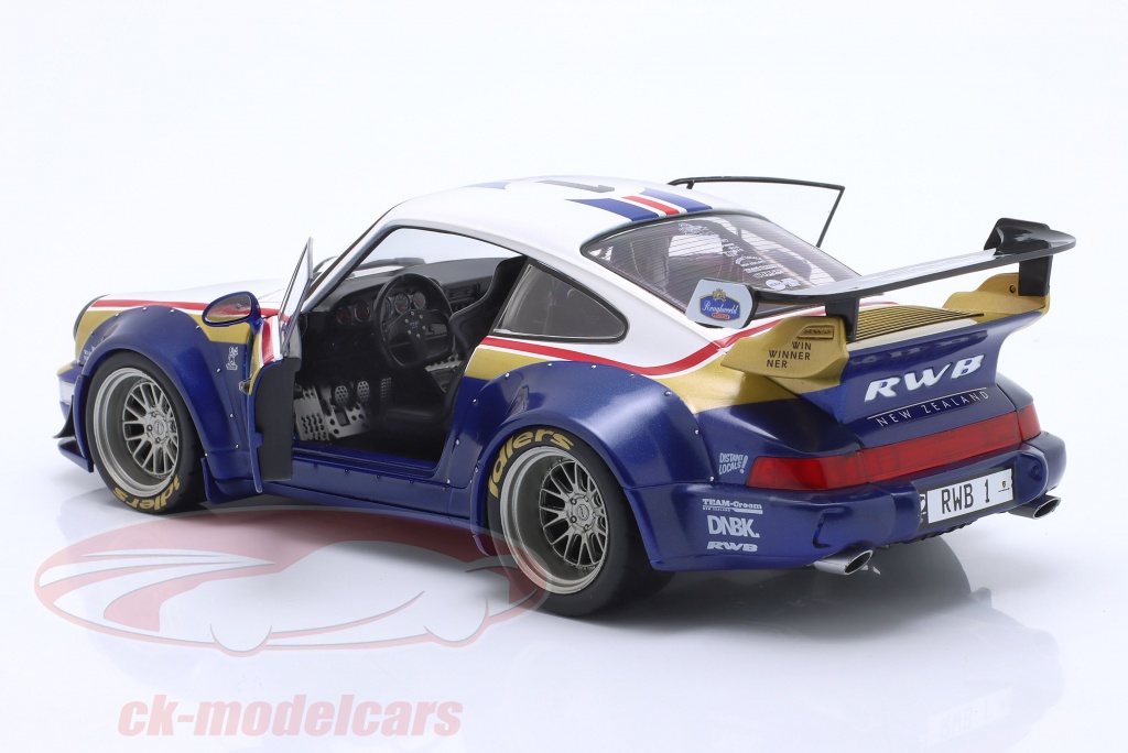 Solido 1:18 Porsche 911 (964) RWB Rauh-Welt 2022 blu / bianco / rosso ...