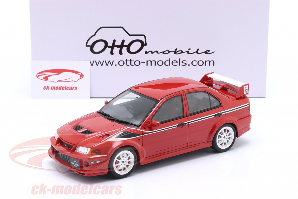 Ottomobile 1:18 Mitsubishi Lancer Evo IV Tommi Mäkinen 1999 red OT422 ...