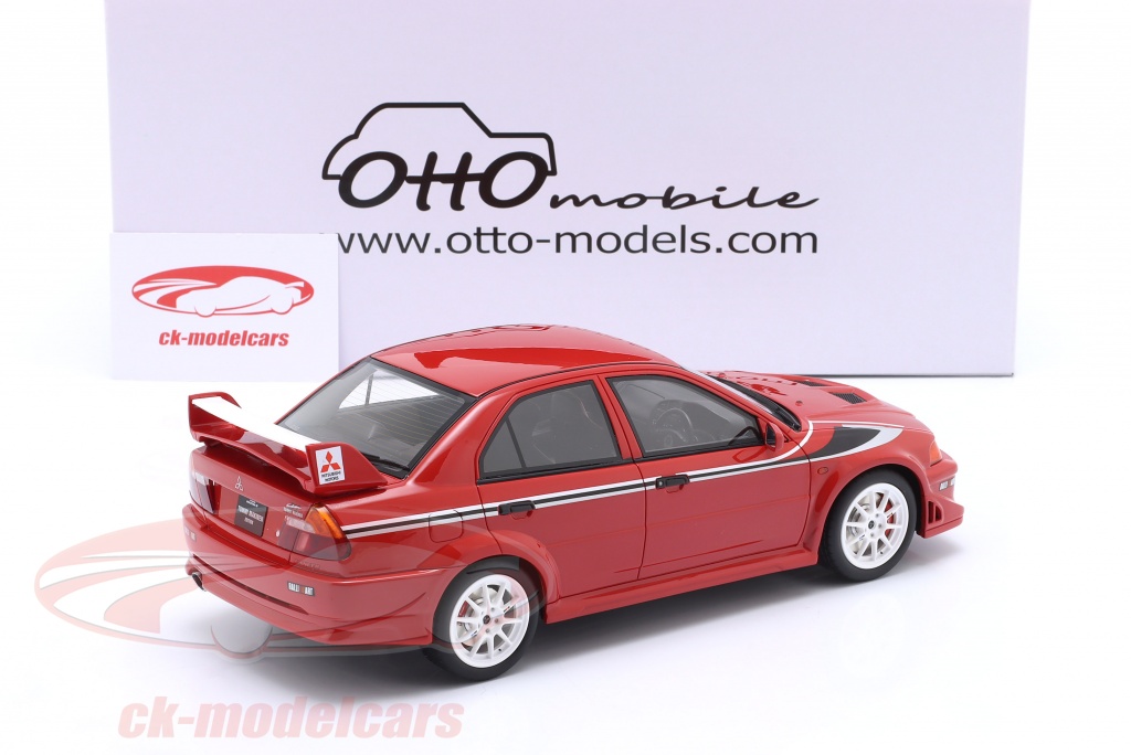 Ottomobile 1:18 Mitsubishi Lancer Evo IV Tommi Mäkinen 1999 red OT422 ...