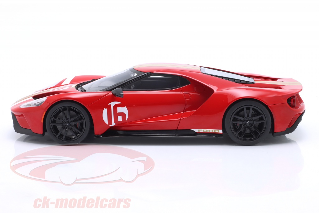 GT-SPIRIT 1:18 Ford GT 64 Prototype Alan Mann Heritage Edition 2022 rot ...