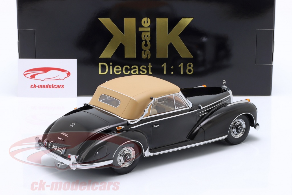 KK-Scale 1:18 Mercedes-Benz 300 SC convertible (W188) Softtop 1957 ...