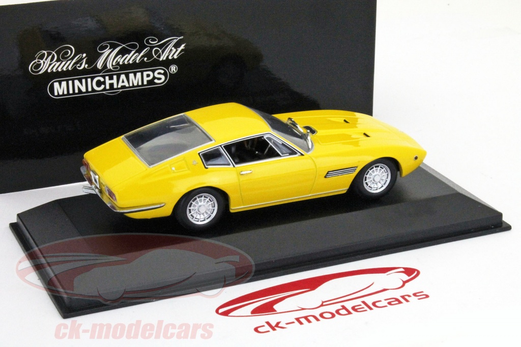 Minichamps 1:43 Maserati Ghibli Coupe 1969 yellow 400123322 model car ...