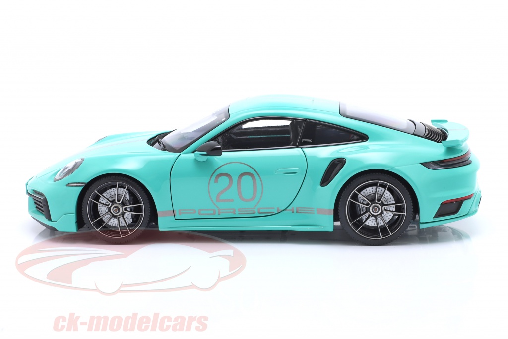 Minichamps 1:18 Porsche 911 (992) Turbo S Coupe Sport Design 2021 mint ...