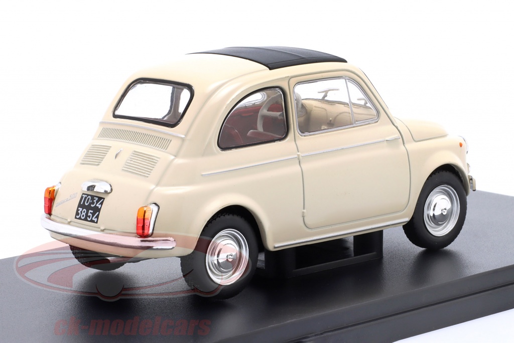 Ixo 1:24 Fiat 500D Baujahr 1960 beige ABAVC001 Modellauto ABAVC001 ...