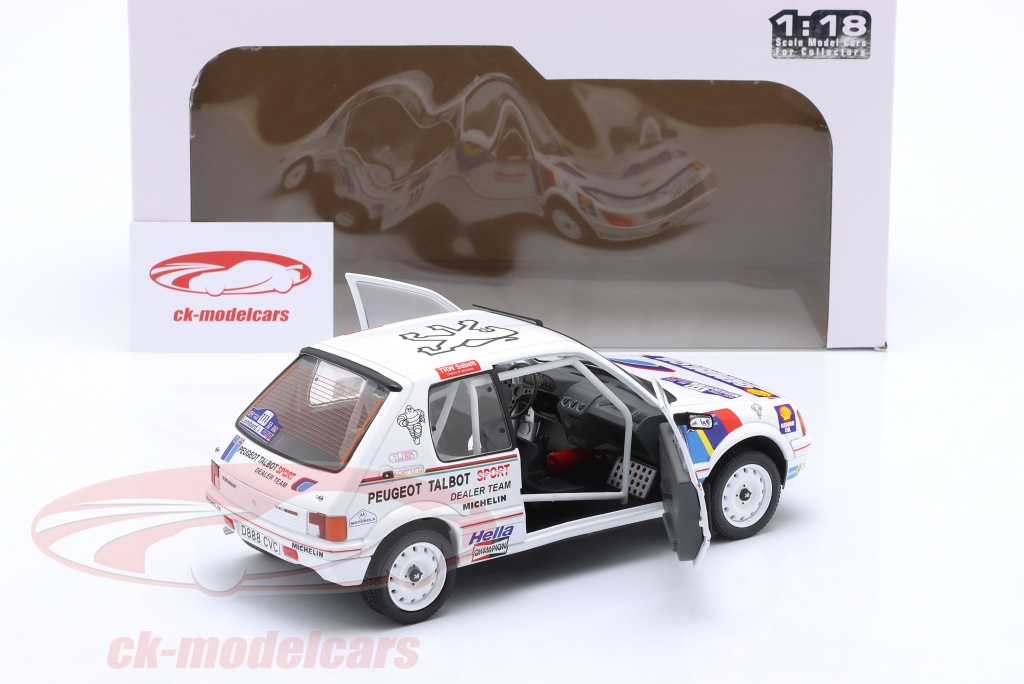 Solido 1:18 Peugeot 205 GTi #111 Lombard RAC Rallye 1988 McRae, Ringer ...