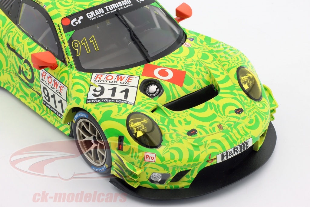 Ixo 1:18 Porsche 911 GT3 R #911 VLN 6 Nürburgring 2018 Manthey Racing ...