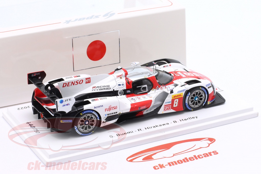 Spark 1:43 Toyota GR010 Hybrid #8 winnaar 6h Fuji WEC 2022 Toyota Gazoo ...
