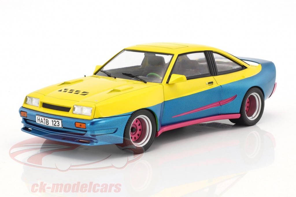 ModelCarGroup 1:18 Opel Manta B Mattig Film Manta Manta (1991) 黄色的 / 蓝色 ...