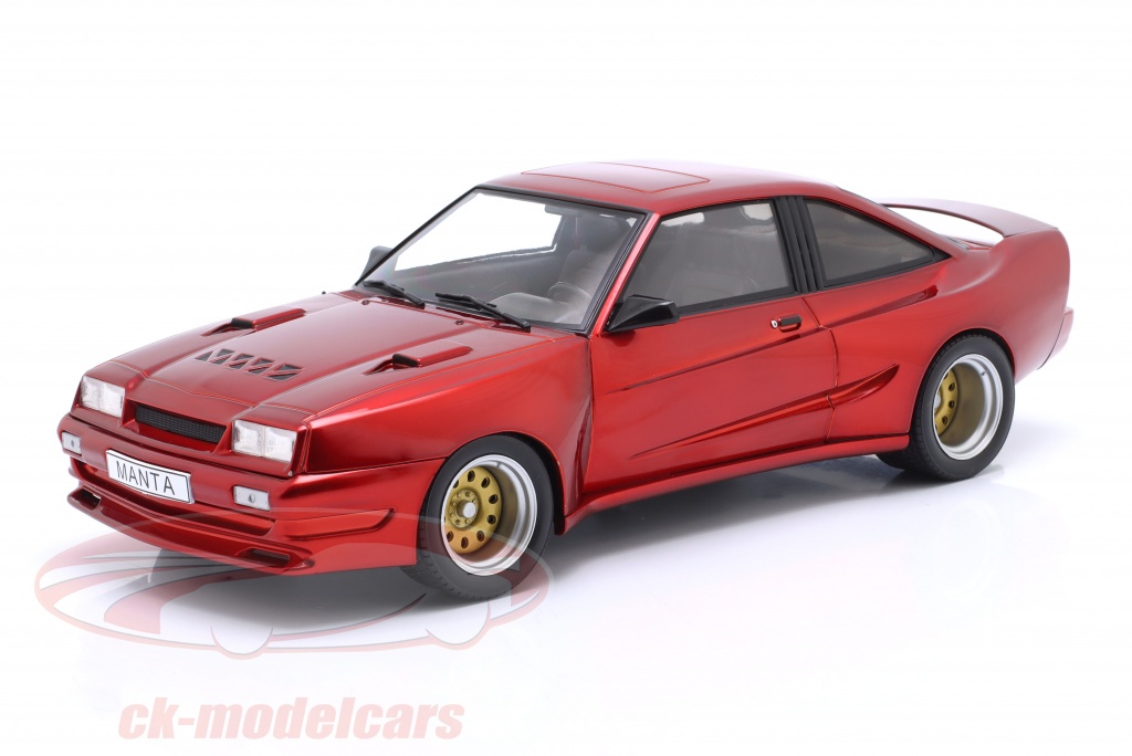 Modelcar Group 1:18 Opel Manta B Mattig 建设年份 1991 深红 金属的 MCG18424 模型 汽车 ...