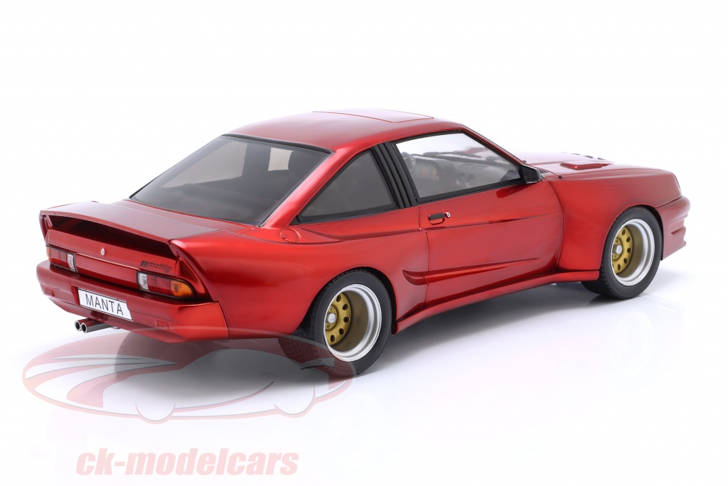ModelCarGroup 1:18 Opel Manta B Mattig Année de construction 1991 rouge foncé métallique ...