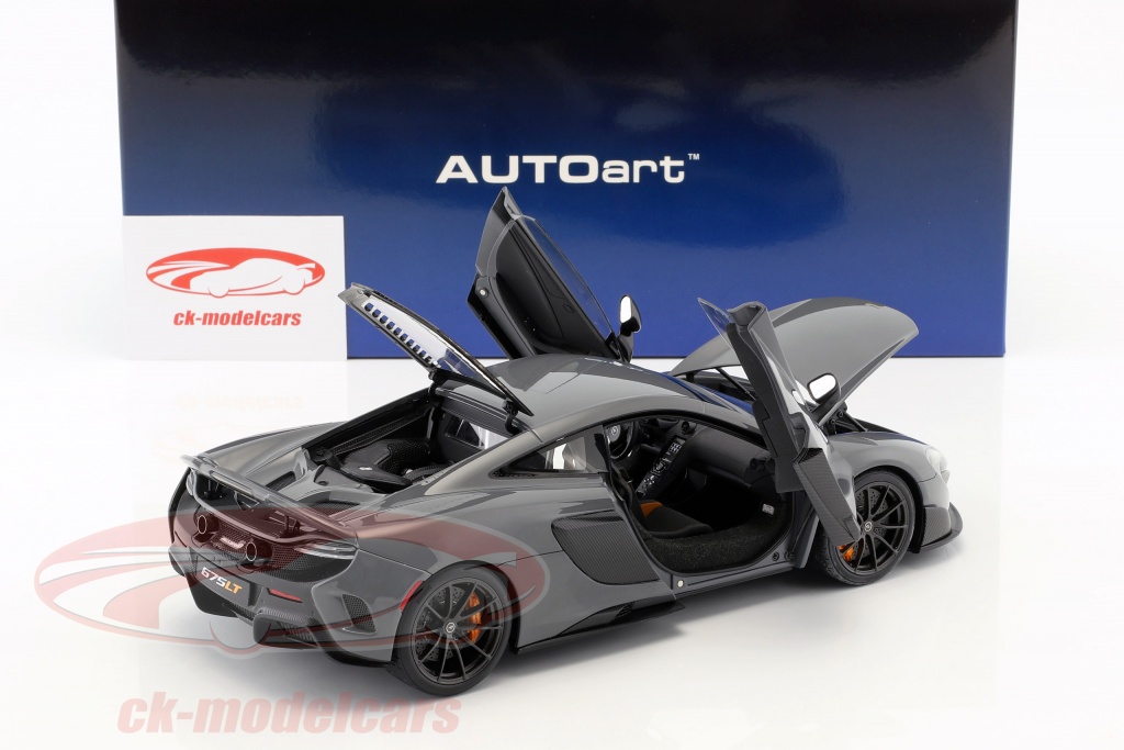 AUTOart 1:18 McLaren 675 LT Bouwjaar 2016 chicane Grijs 76047 model ...