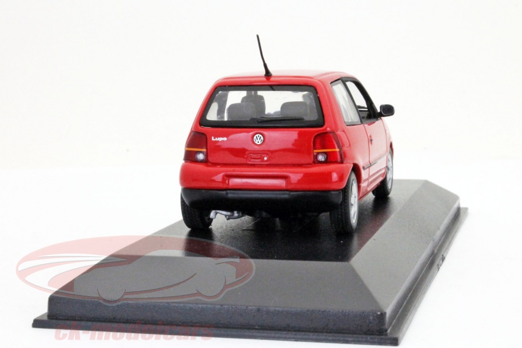 Minichamps 1:43 Volkswagen VW Lupo 2004 red 430058105 model car ...