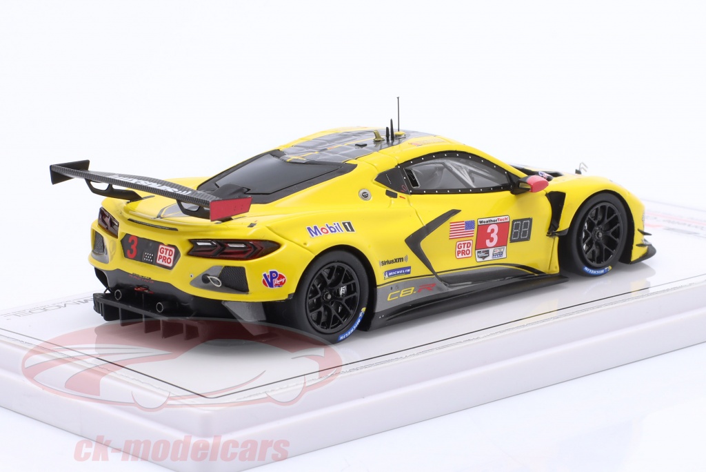 True Scale 1:43 Chevrolet Corvette C8.R #3 winnaar GTD-Pro 12h Sebring ...