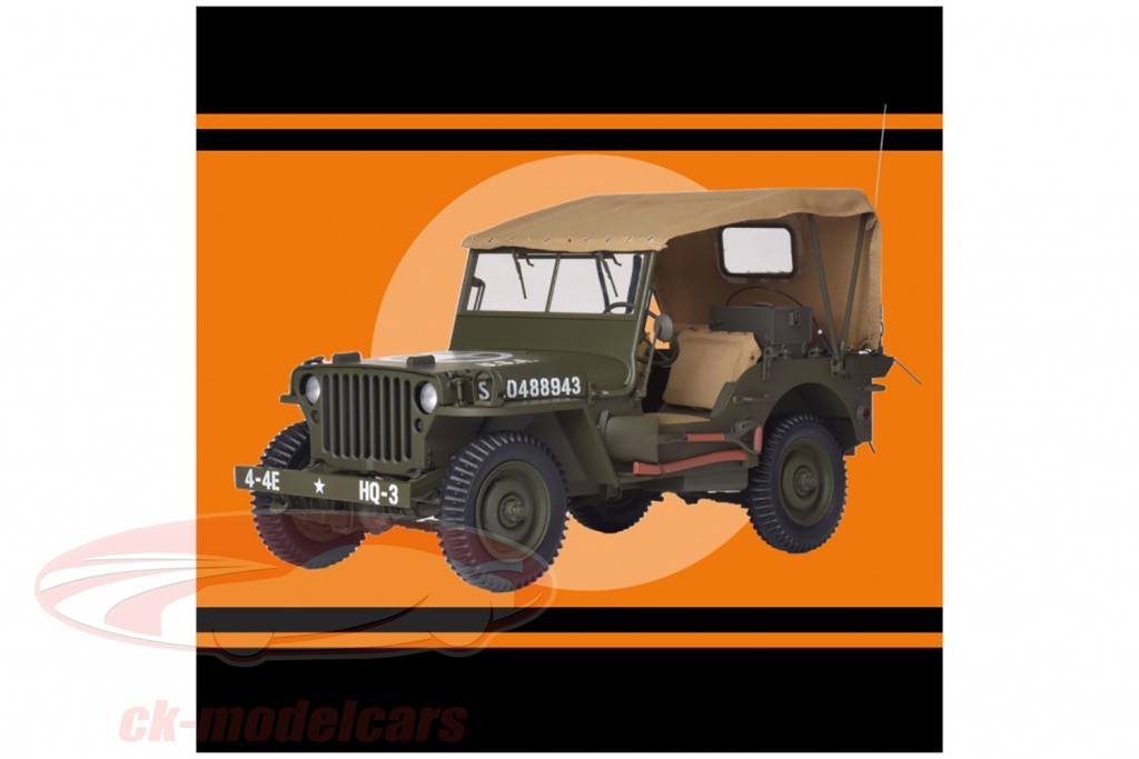 Ixo 1:8 Jeep Willys US 4x4 Kit 520010105 model car 520010105 4005299013454