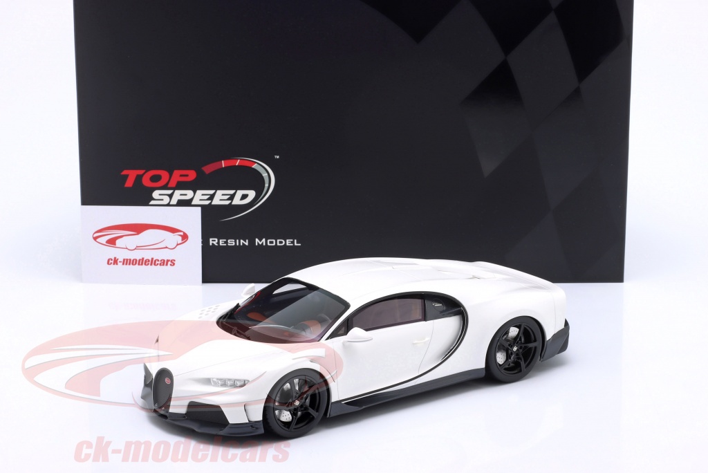 True Scale 1:18 Bugatti Chiron Super Sport Bouwjaar 2021 wit TS0439 ...