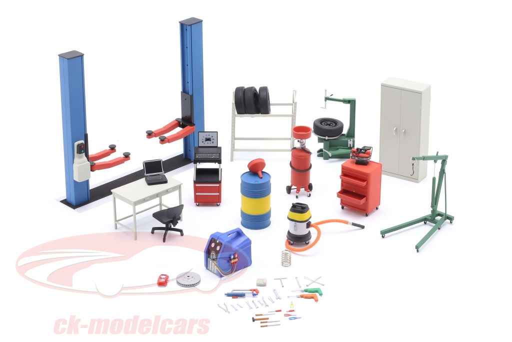 Garage Kit Set version 2 1:18 AUTOart 49111 49111 674110491111