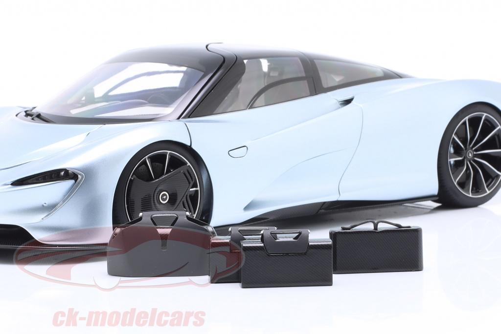 AUTOart 1:18 McLaren Speedtail 建设年份 2020 frozen blue 76086 模型 汽车 76086 ...