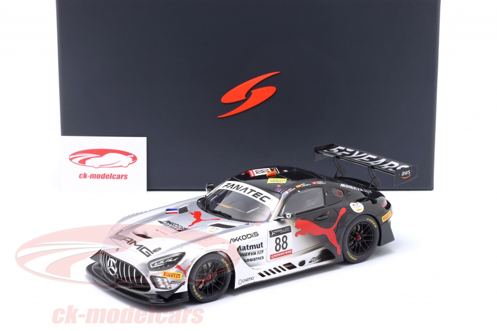 Spark 1:18 Mercedes-Benz AMG GT3 #88 Winner 24h Spa 2022 Team AKKodis ASP 18SB050 model car ...