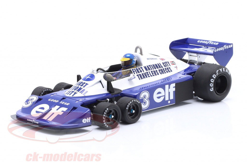 Spark 1:18 Ronnie Peterson Tyrrell P34 #3 9位 ドイツ人 GP 方式 1 1977 18S572 モデル 車 18S572 9580006475725