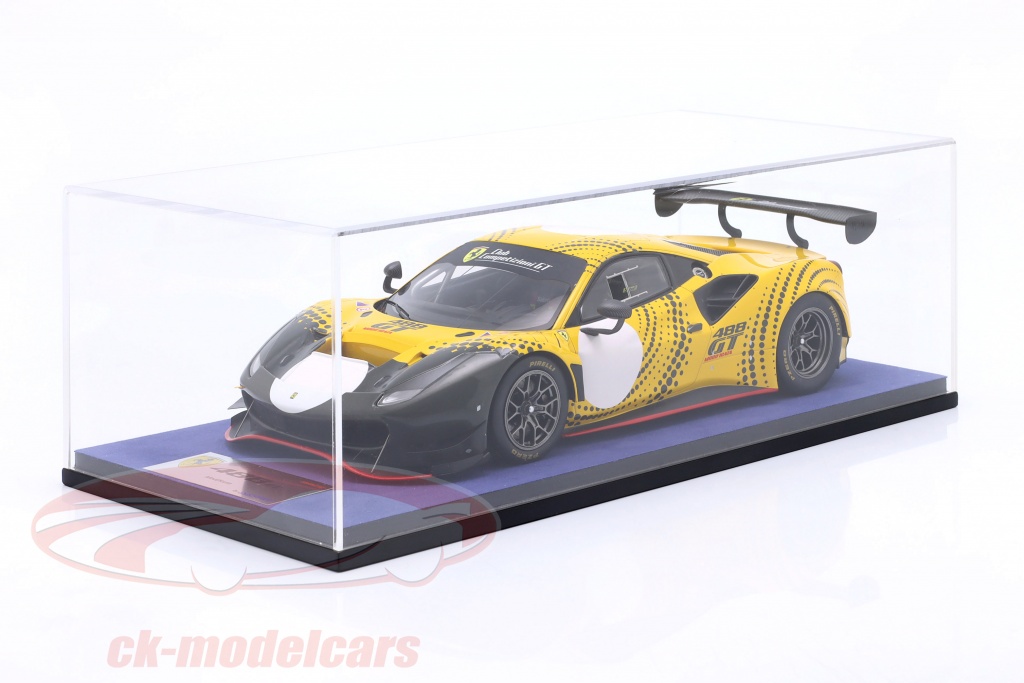 LookSmart 1:18 Ferrari 488 GT Modificata 2020 jaune / gris foncé ...