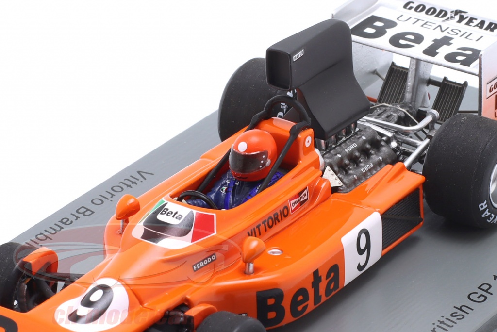 Spark 1:43 Vittorio Brambilla March 751 #9 British GP formula 1 1975 ...