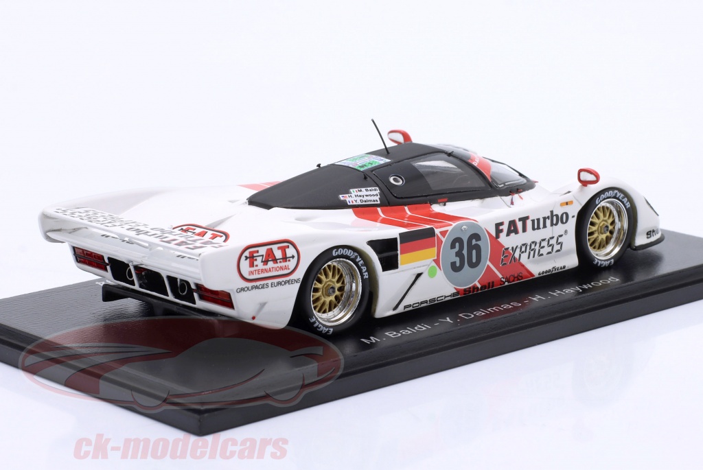 Spark 1:43 Dauer Porsche 962 #36 winnaar 24h LeMans 1994 Baldi, Dalmas ...