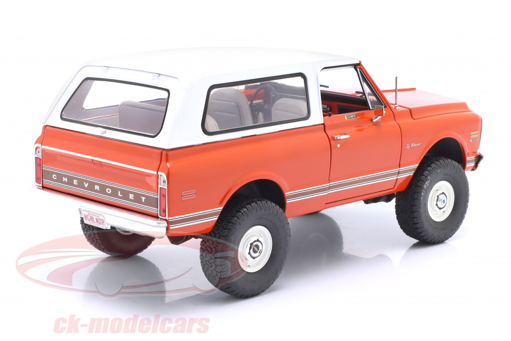 GMP 1:18 Chevrolet K5 Blazer Highlander Edition 1972 hugger orange ...