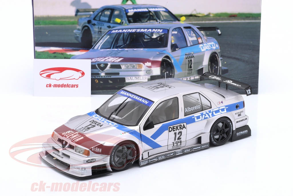 WERK83 1:18 Michele Alboreto Alfa Romeo 155 V6 TI #12 DTM / ITC 1995 W1801010 model car W1801010 ...