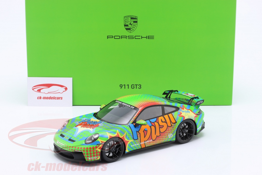 Spark 1:18 Porsche 911 (992) GT3 Push Push multicolor WAP0212720PPSH ...
