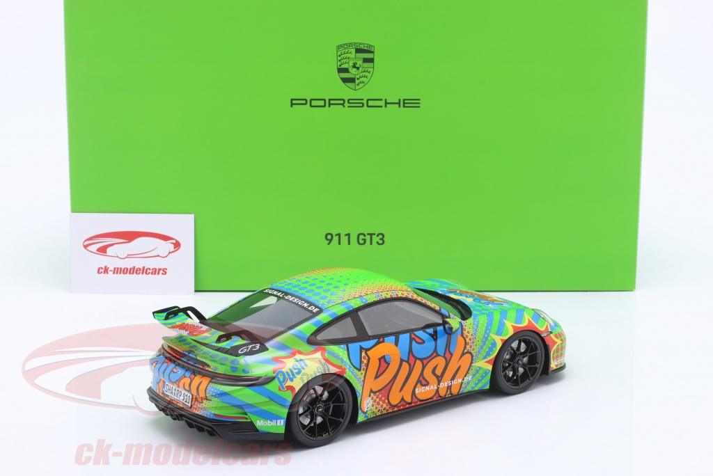 Spark 1:18 Porsche 911 (992) GT3 Push Push multicolor WAP0212720PPSH ...