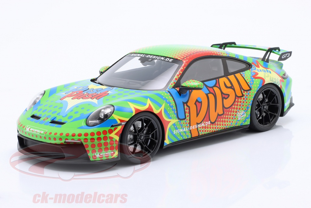 Spark 1:18 Porsche 911 (992) GT3 Push Push multicolor WAP0212720PPSH ...