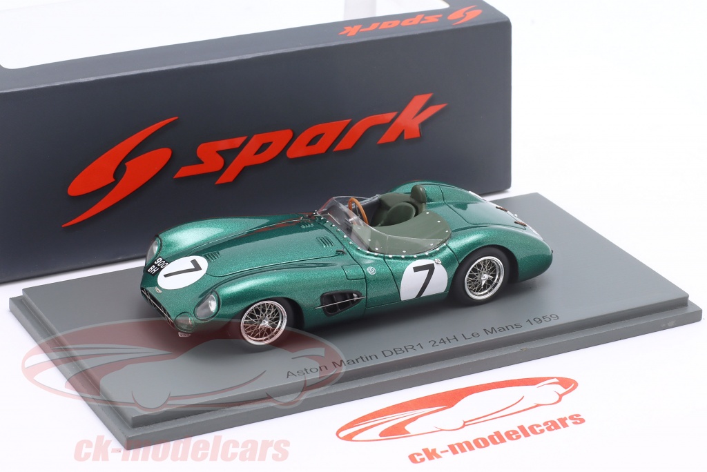 Spark 1:43 Aston Martin DBR1 #7 24h LeMans 1959 Whitehead, Naylor S2447 ...