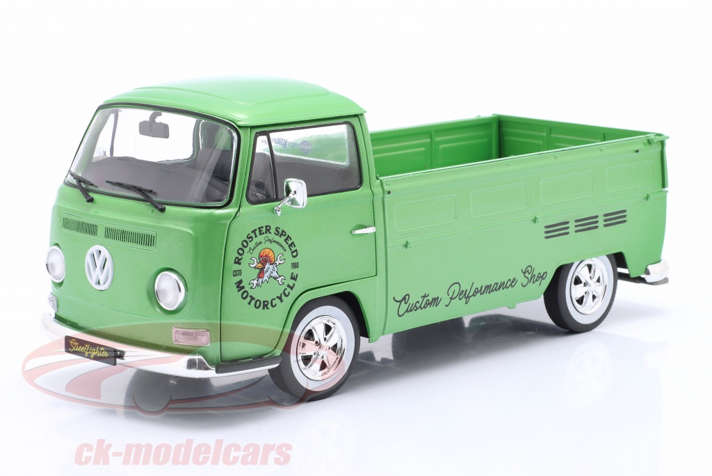 Solido 1:18 Volkswagen VW T2 Pick-Up Custom 1968 green metallic ...