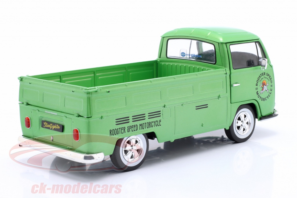 Solido 1:18 Volkswagen VW T2 Pick-Up Custom 1968 green metallic ...