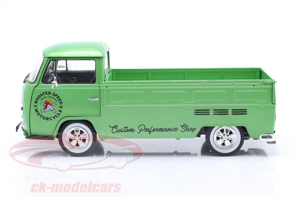 Solido 1:18 Volkswagen VW T2 Pick-Up Custom 1968 green metallic ...