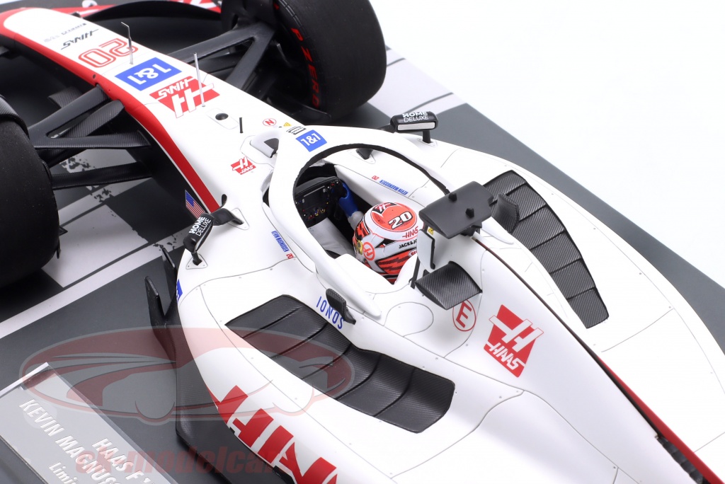 Minichamps 1:18 Kevin Magnussen Haas VF-22 #20 5th Bahrain GP formula 1 ...
