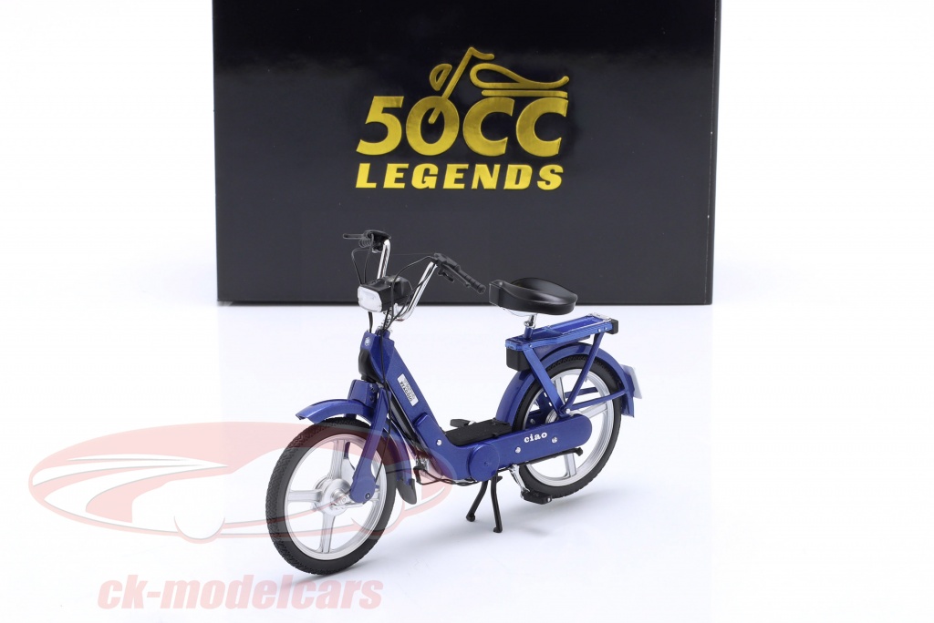 50CC Legends 1:10 Vespa Piaggio Ciao 蓝色的 金属的 50CC10032 模型 汽车 50CC10032 4260699761972