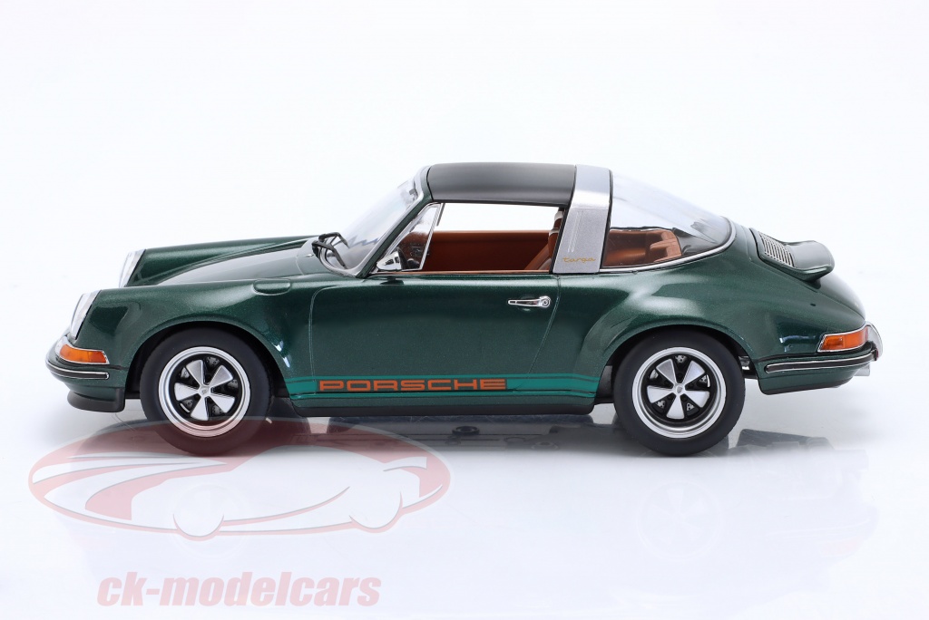 KK-Scale 1:18 Porsche 911 Targa Singer Design dark green metallic ...