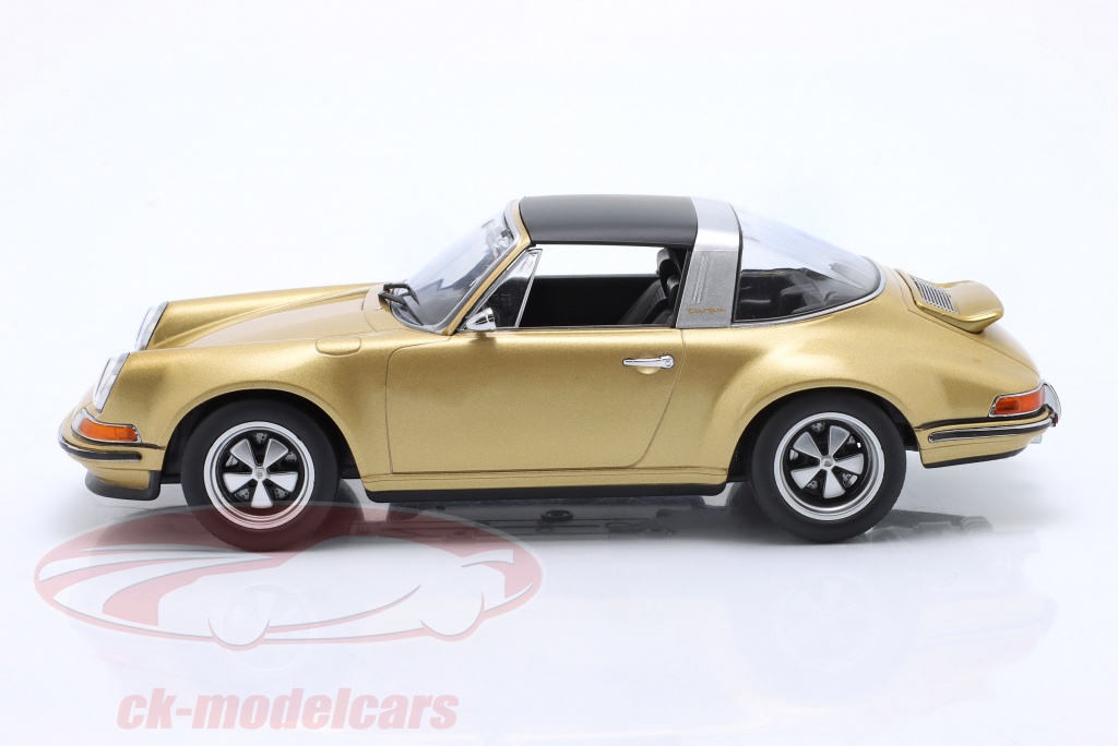 KK-Scale 1:18 Porsche 911 Targa Singer Design ouro metálico KKDC180474 ...