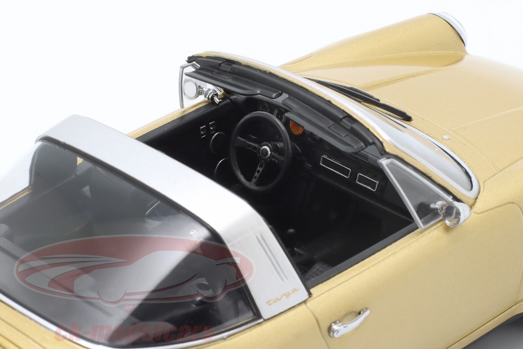 KK-Scale 1:18 Porsche 911 Targa Singer Design 金 メタリックな KKDC180474 モデル 車 ...