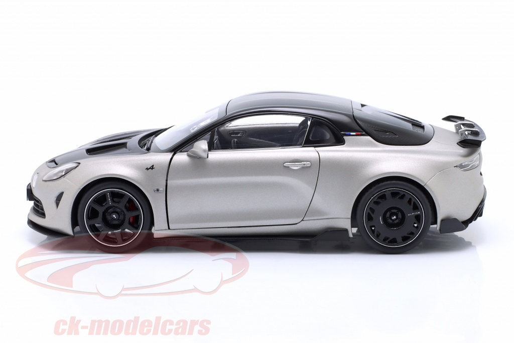 Solido 1:18 Alpine A110 Radical year 2022 mat silver / black S1801621 ...